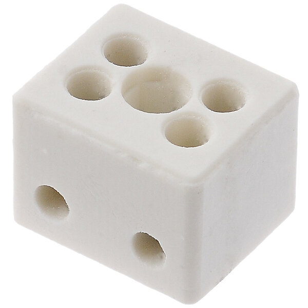 Клеммник PK 1,5-2 1070001 керамический 1,5 кв. мм 2 пары винт. контактов 1000 град. С (ONKA Турция) (8 шт. в комплекте)