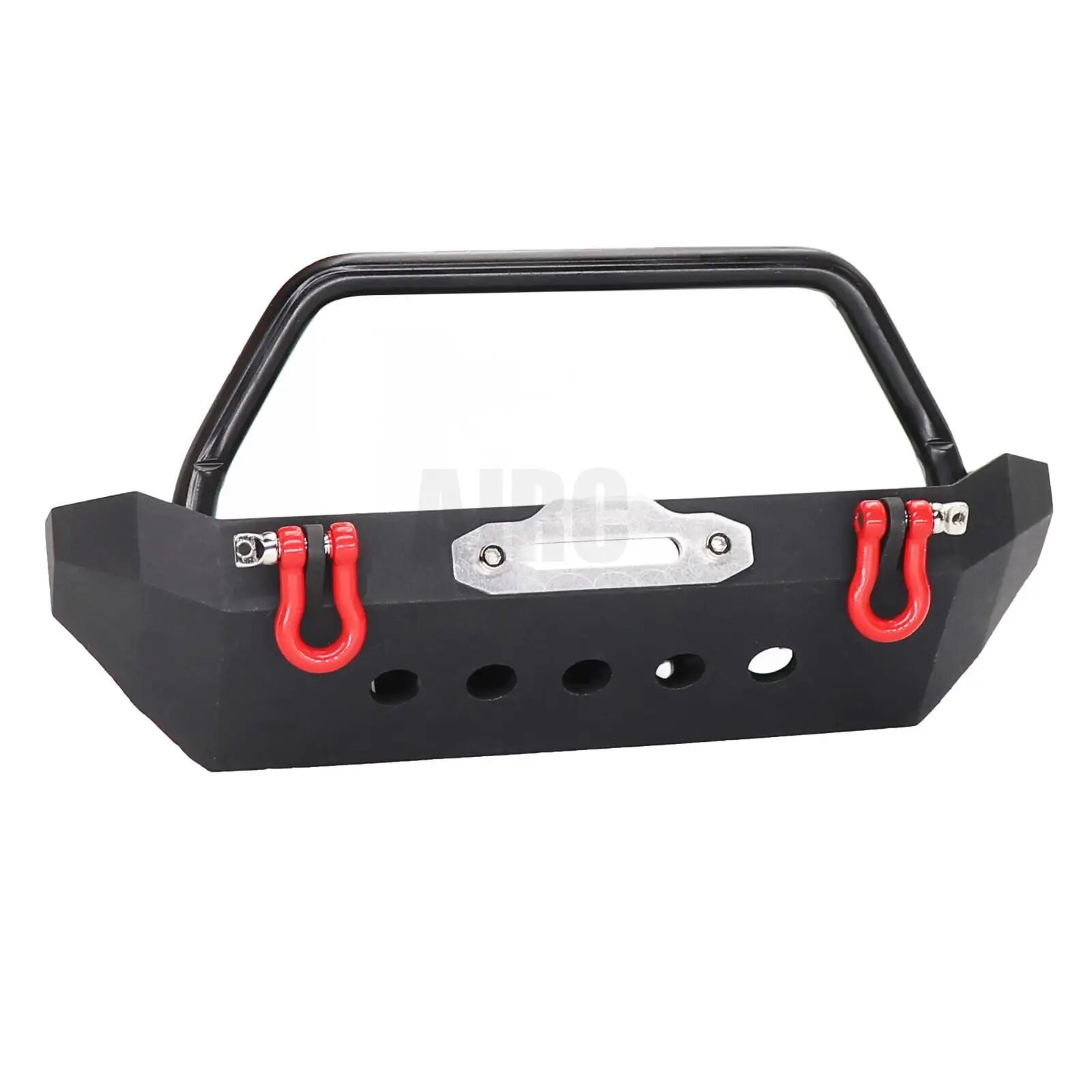 Металлический бампер Djrc для 1/10 Rc Crawler Axial Scx10 Красный, Front bumper