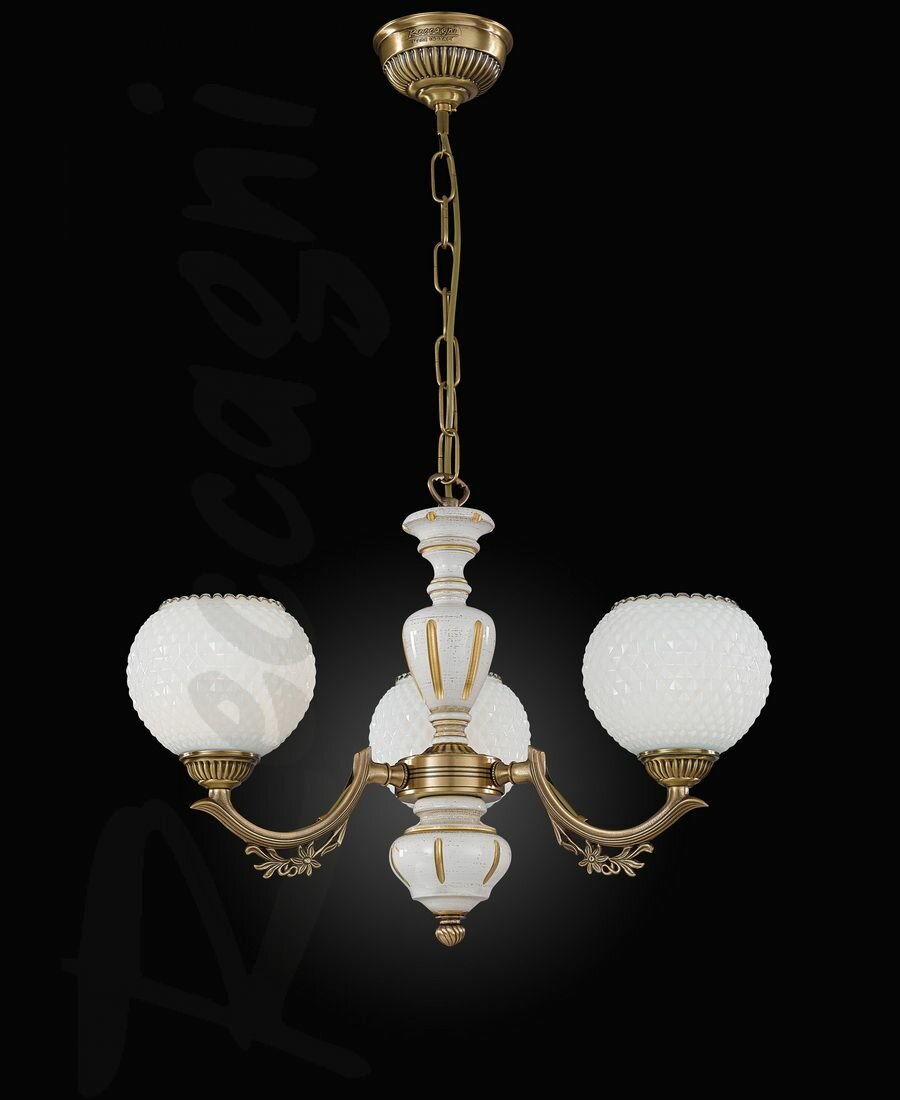 Классическая подвесная люстра Reccagni Angelo L 8655/3 Итальянское производство