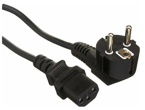 Кабель питания ExeGate Power PC-5P 5м Евровилка угловая Schuko->C13, VDE-250V-3*1.0mm2, черный