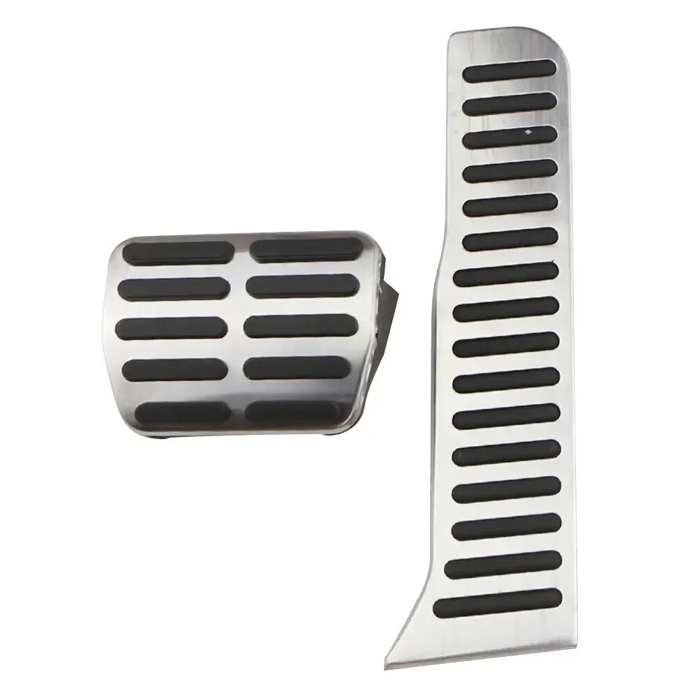 Накладка на педаль автомобиля из нержавеющей стали KIQI, сменные педали для Volkswagen VW Passat B6, B7, CC, R36, R-line, для Skoda, автозапчасти