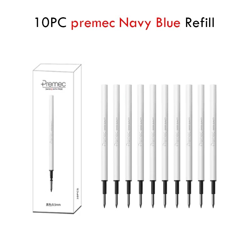 Металлическая гелевая ручка Premec 0,5 мм 10Premec Navy Ink