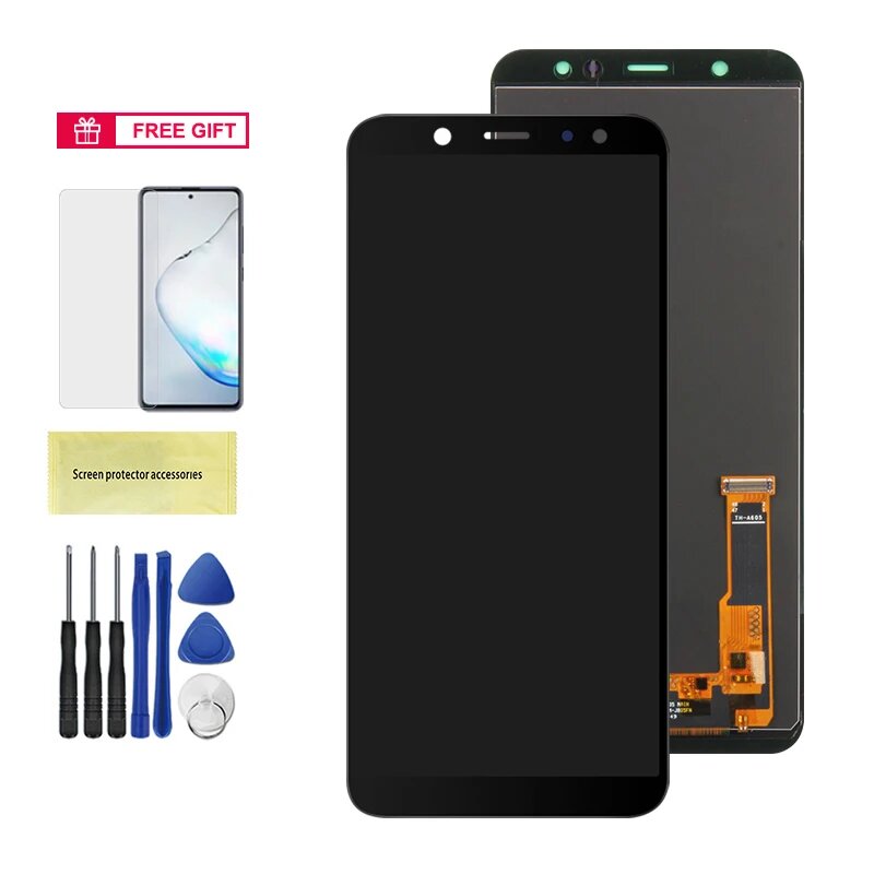 Для Samsung Galaxy A6 Plus 2018 A605 ЖК-дисплей с сенсорным экраном в сборе для Samsung A6 Plus A605 A605F A605FN A605G