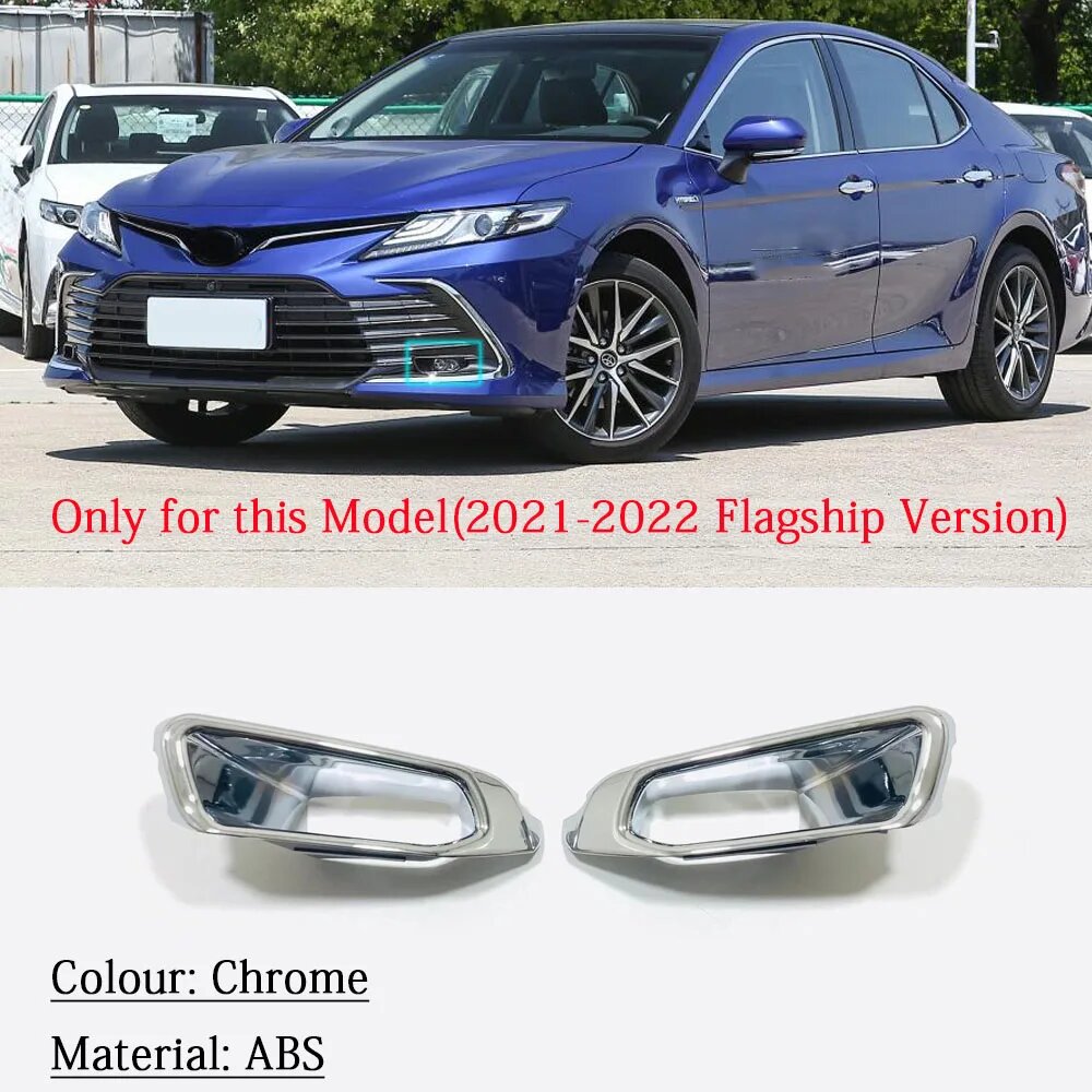 Рамка противотуманной фары Chrome ABS для Toyota Camry 2021-2022