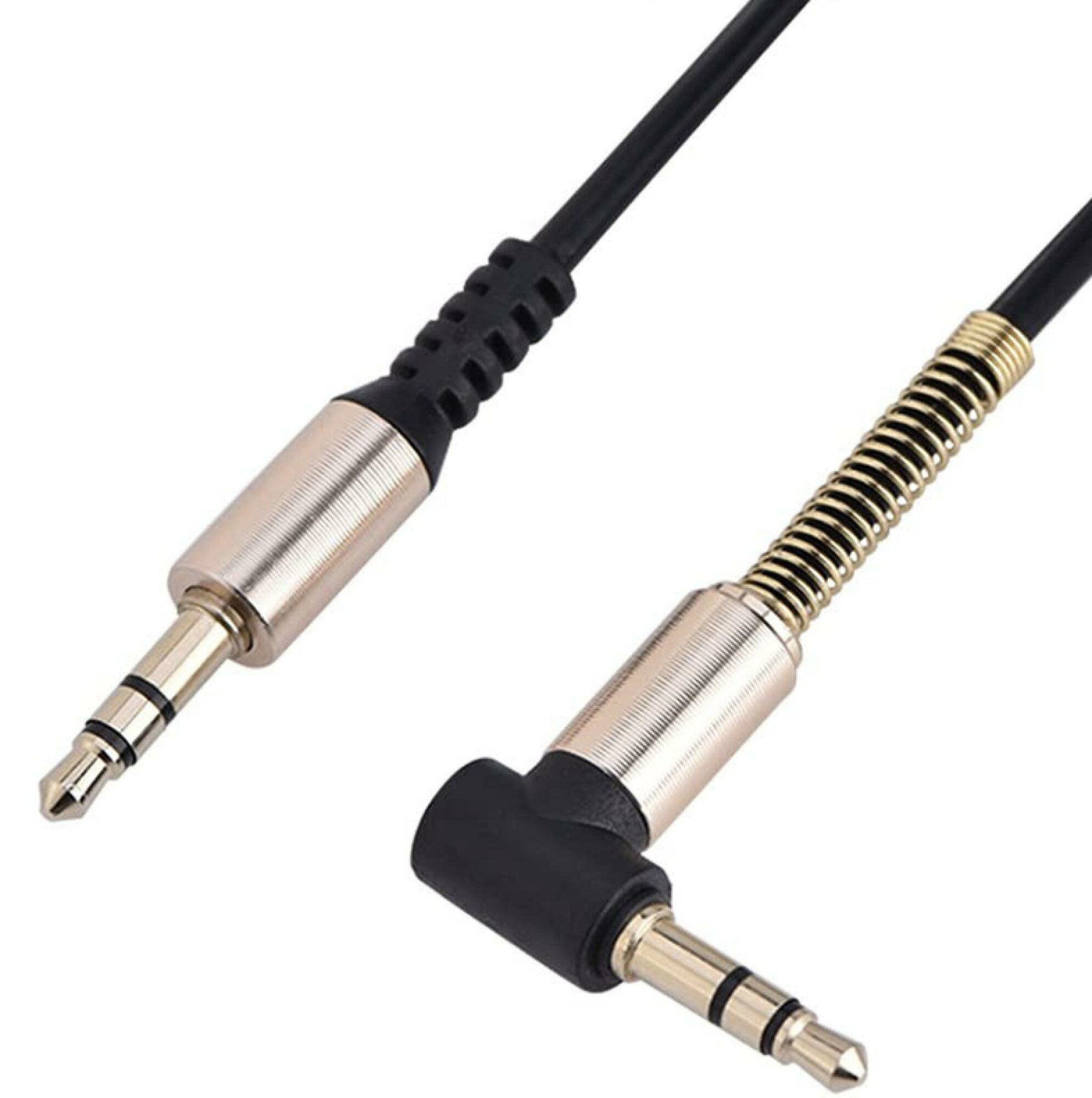 ABS Кабель AUX mini Jack 3.5 мм - mini Jack 3.5 мм 1m, черный