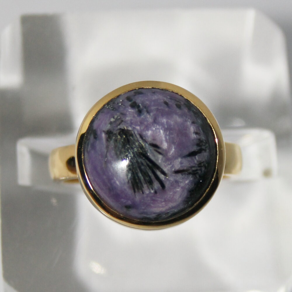 Кольцо, чароит