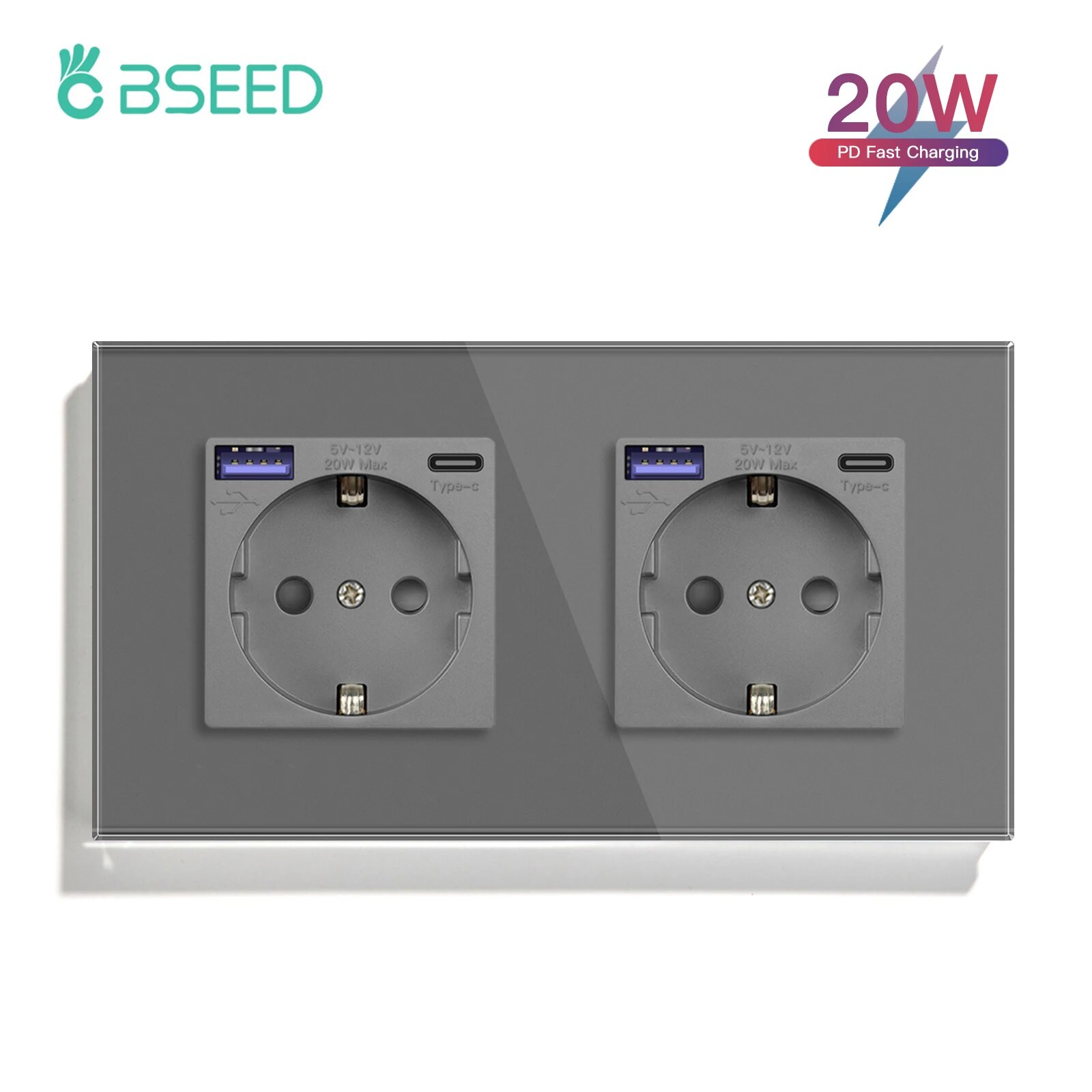 BSEED PD быстрая зарядка настенная розетка
