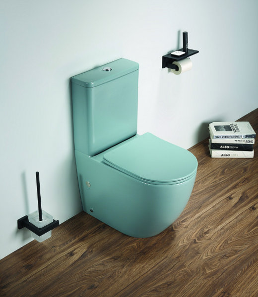 Унитаз Ceramalux 2166XMLG напольный безободковый RIMLESS