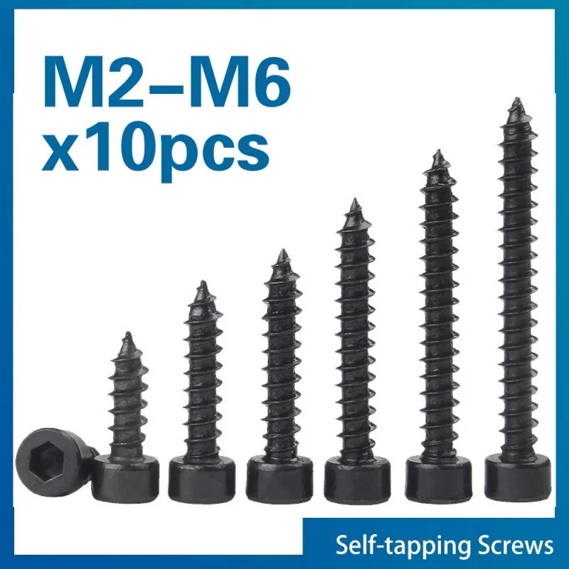 Саморезы M2-M6 XMSJ м2,6, 8mm x10pcs