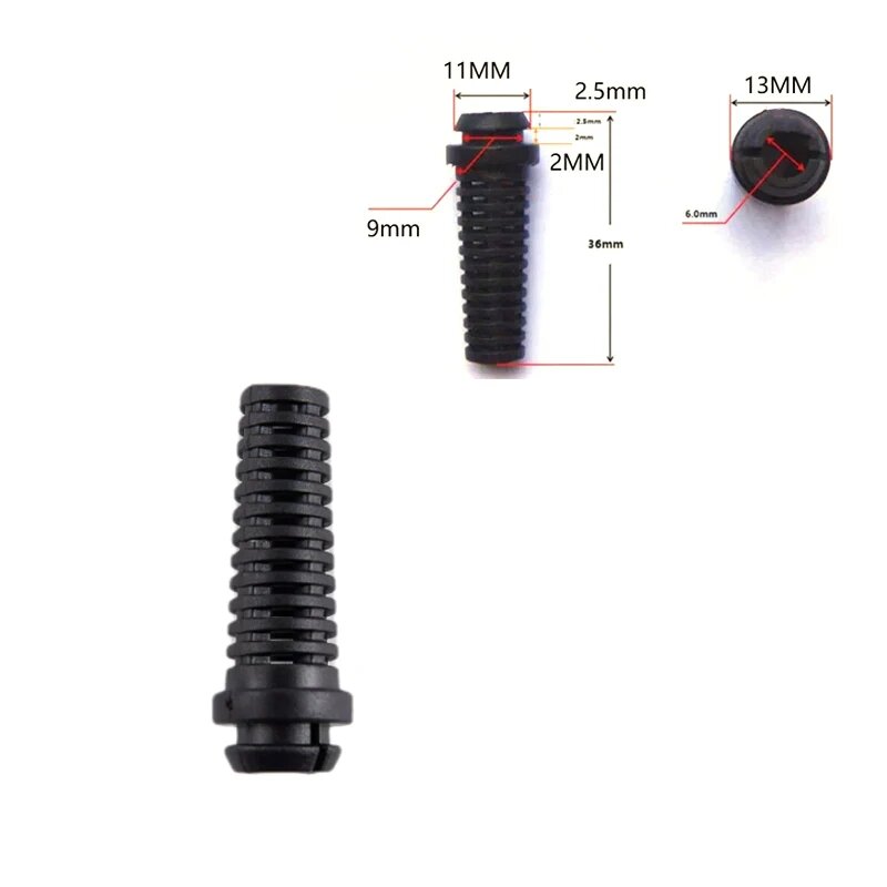 Кабельные втулки HELTC черные/белые 4,6/5,2/6 мм BK3