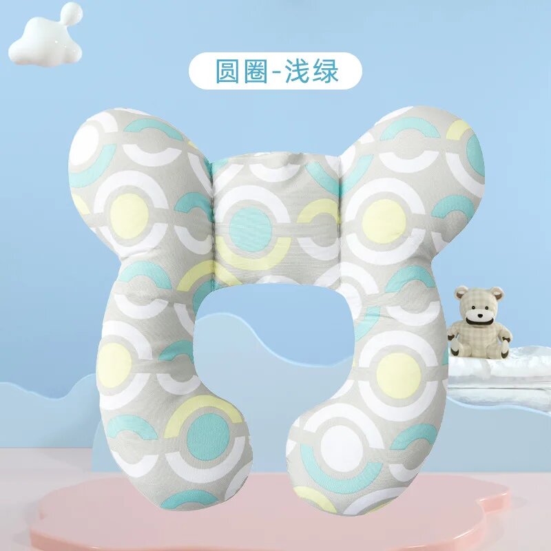 Новая детская подушка, защитное дорожное автокресло, подушки для поддержки головы и шеи, U-образный подголовник для новорожденных, подушка для малышей 0-3 лет