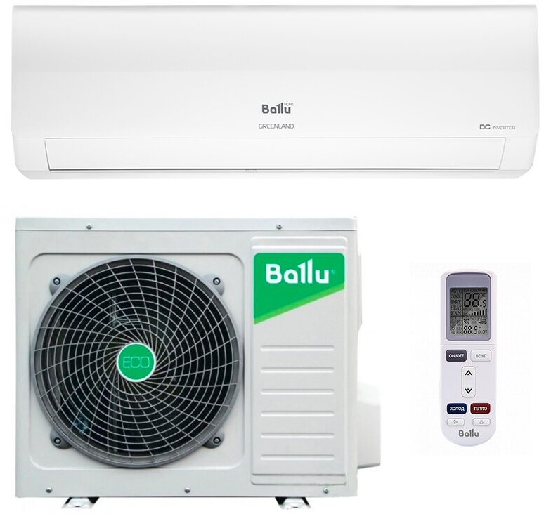 Инверторный настенный кондиционер (сплит-система) Ballu BSGRI-07HN8_22Y