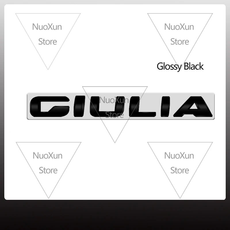 1x Q2 Q4 GIULIA автомобильный значок с надписью, наклейка для Giulia Stelvio MITO 156 GIULIA