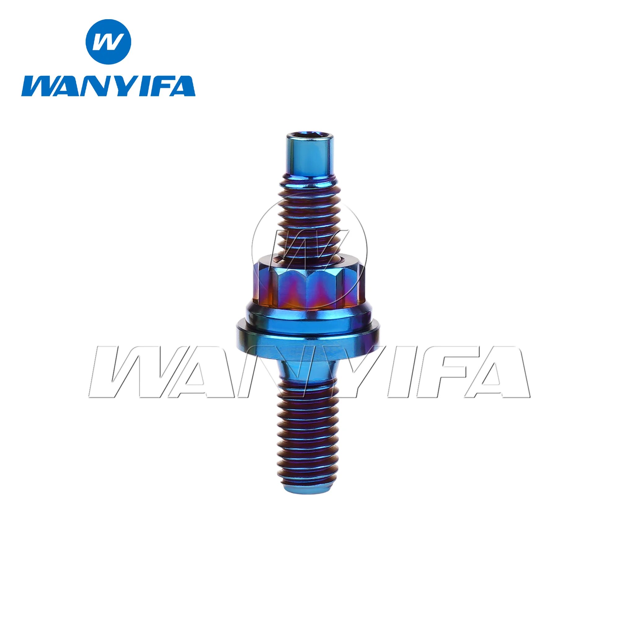 Титановый болт Wanyifa M8/M10x45 54 55 65 мм, шаг 1,25 мм, комплект шпилек для впускного или автомобильного выпускного коллектора, 10 шт./15 шт.