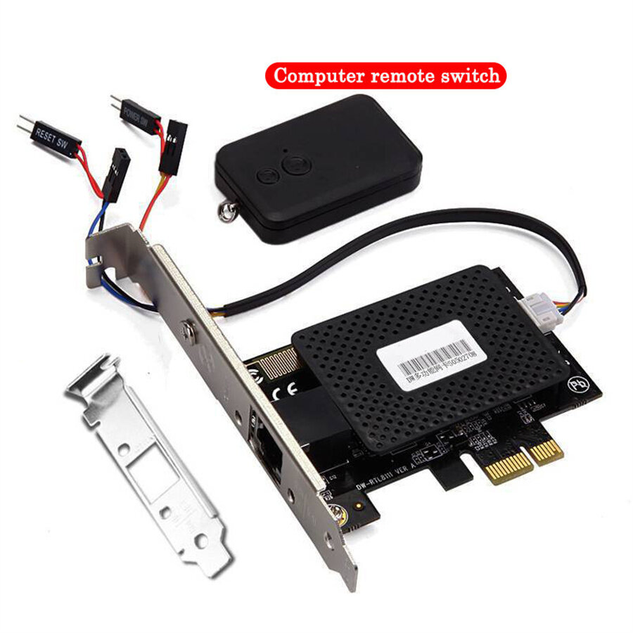 1000 Мбит/с Gigabit Ethernet PCI-E PCI Express RJ45 сетевая карта для настольных ПК с контроллером включения/выключения