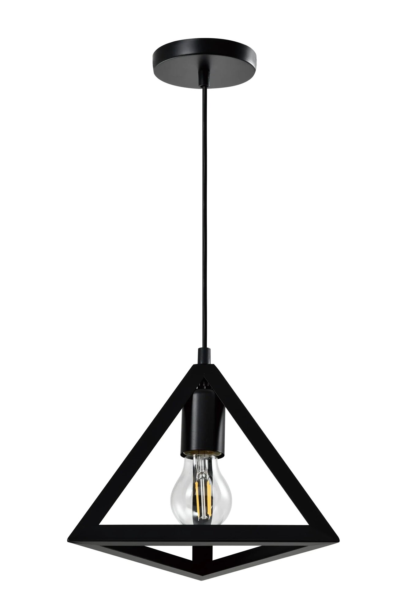 Подвесной светильник Модерли V1620-1P Амбиенте 1*E27*60W(Подвесной светильник Moderli V1620-1P Ambiente 1*E27*60W) черный