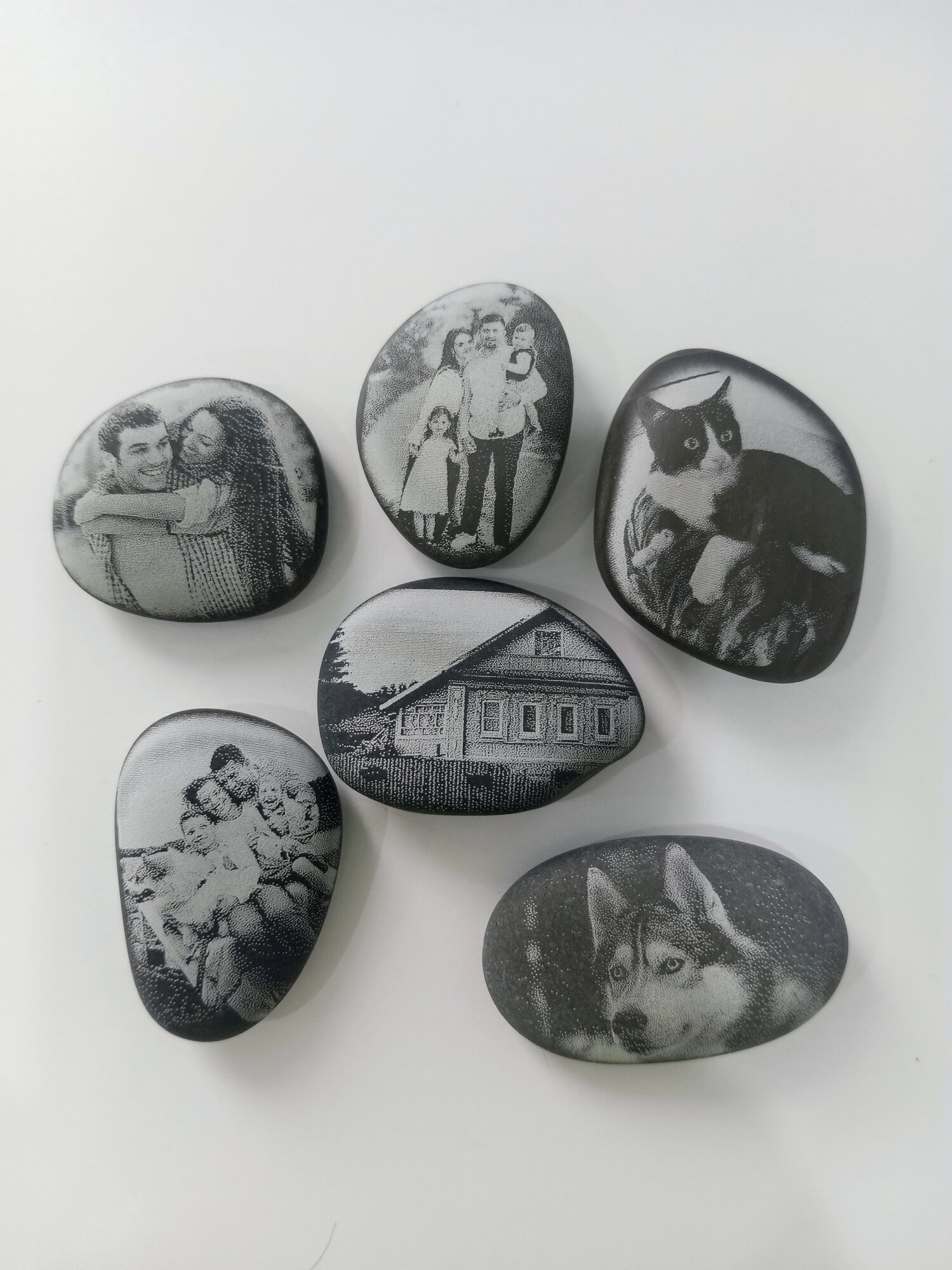 Гравировка фото на заказ на натуральном камне. Уникальный сувенир.