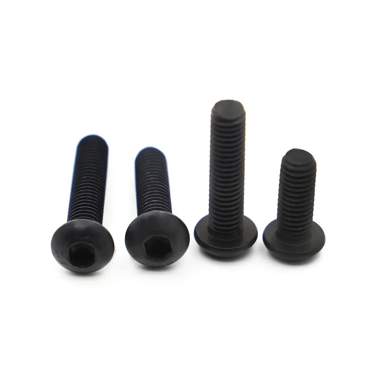 Черный стальной шестигранный винт ISO7380 SZJINSHU M1.6-M12 M4 20pcs, 8mm