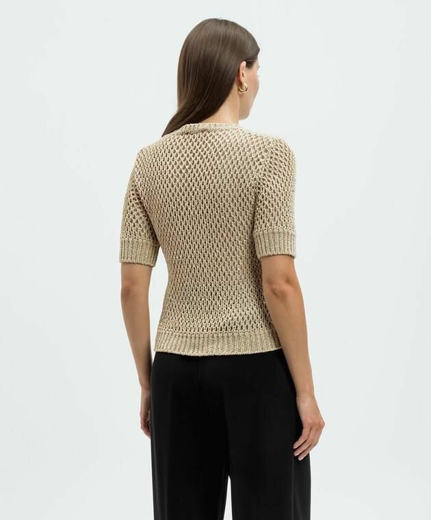 Джемпер Max Mara, размер XL, золотой — фото 1