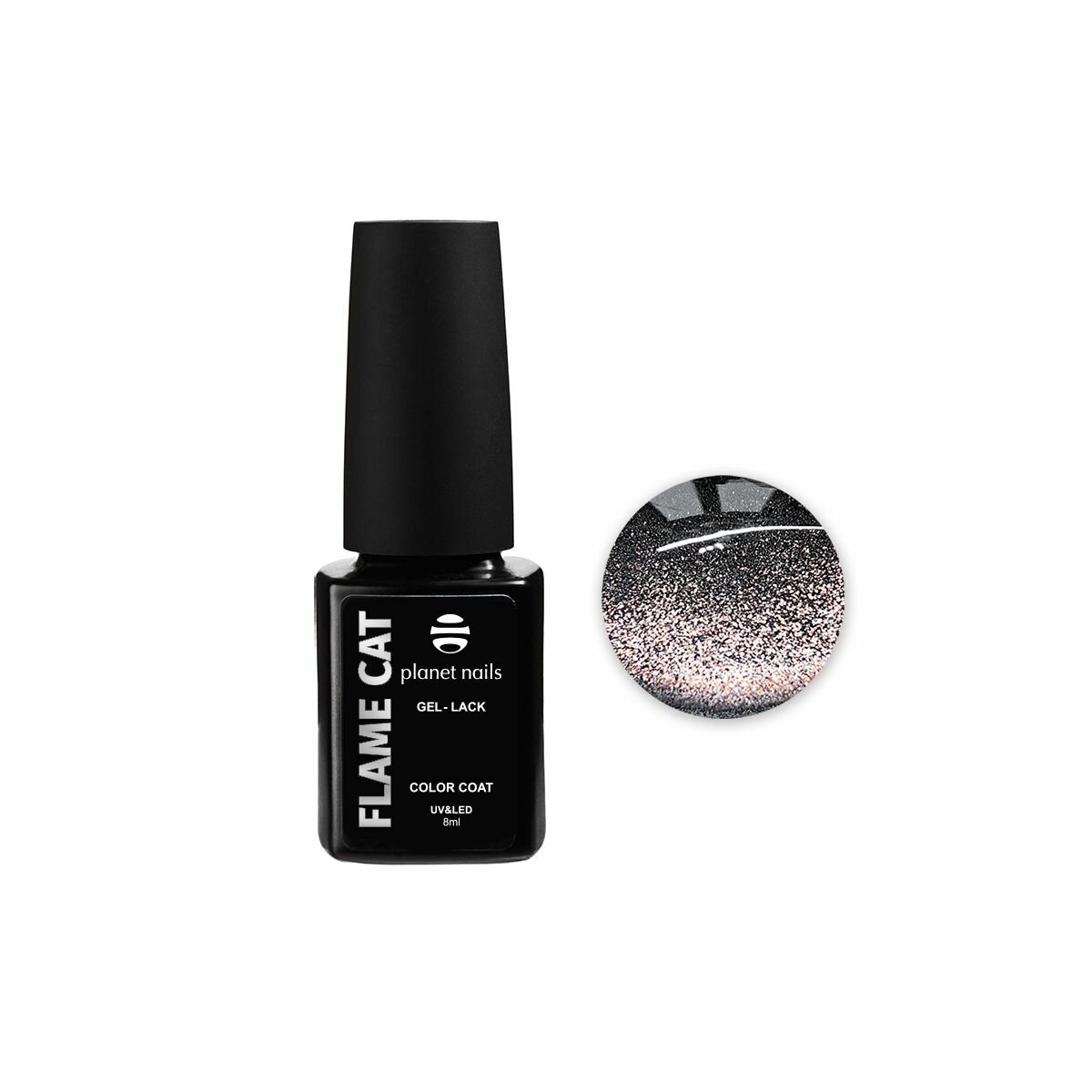 Гель-лак Planet Nails, "Flame cat"- 365, 8мл