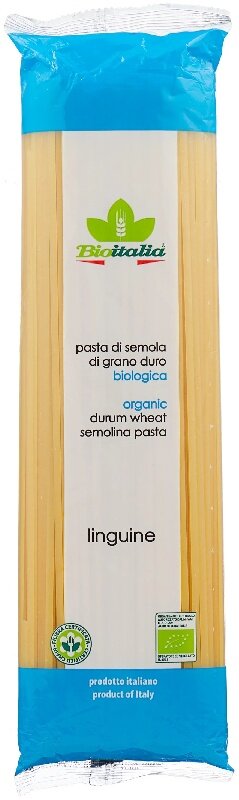 Макароны BIOITALIA Linguine лингвини (длинная лапша) 500