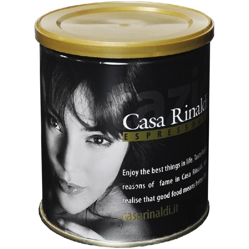Кофе Casa Rinaldi натуральный Эспрессо молотый "Золотой" /жесть/ 250г