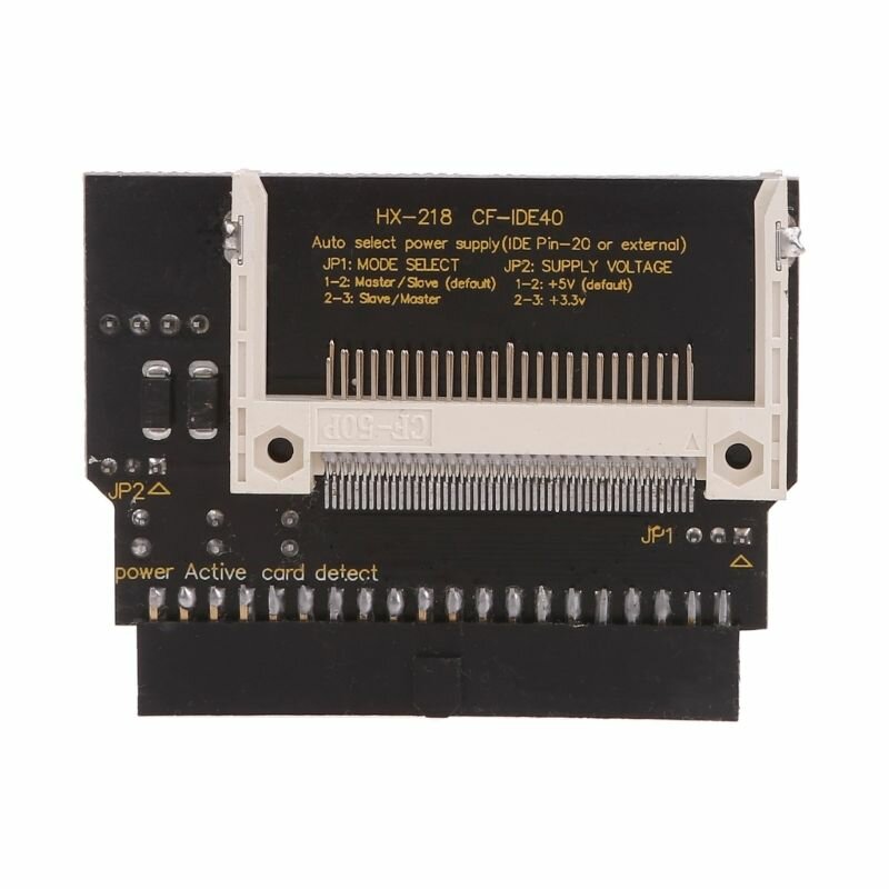 Новая черная двусторонняя CF-карта на 3,5-мама 40-контактный адаптер IDE, конвертер стандартного режима True-IDE для ПК