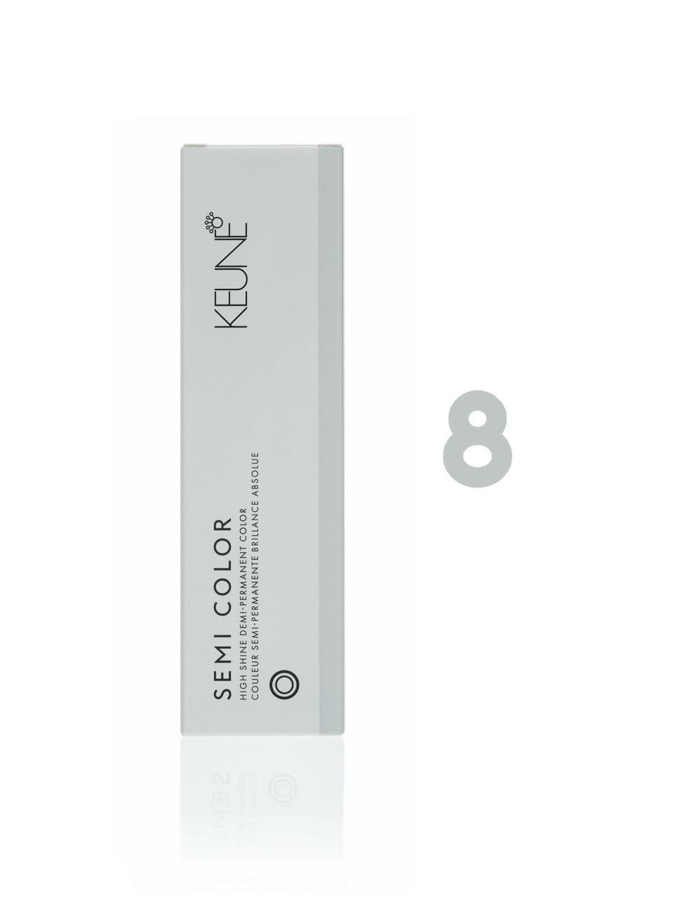 Keune Semi Color 8 - Полуперманентная краска для волос светлый блондин 60 мл