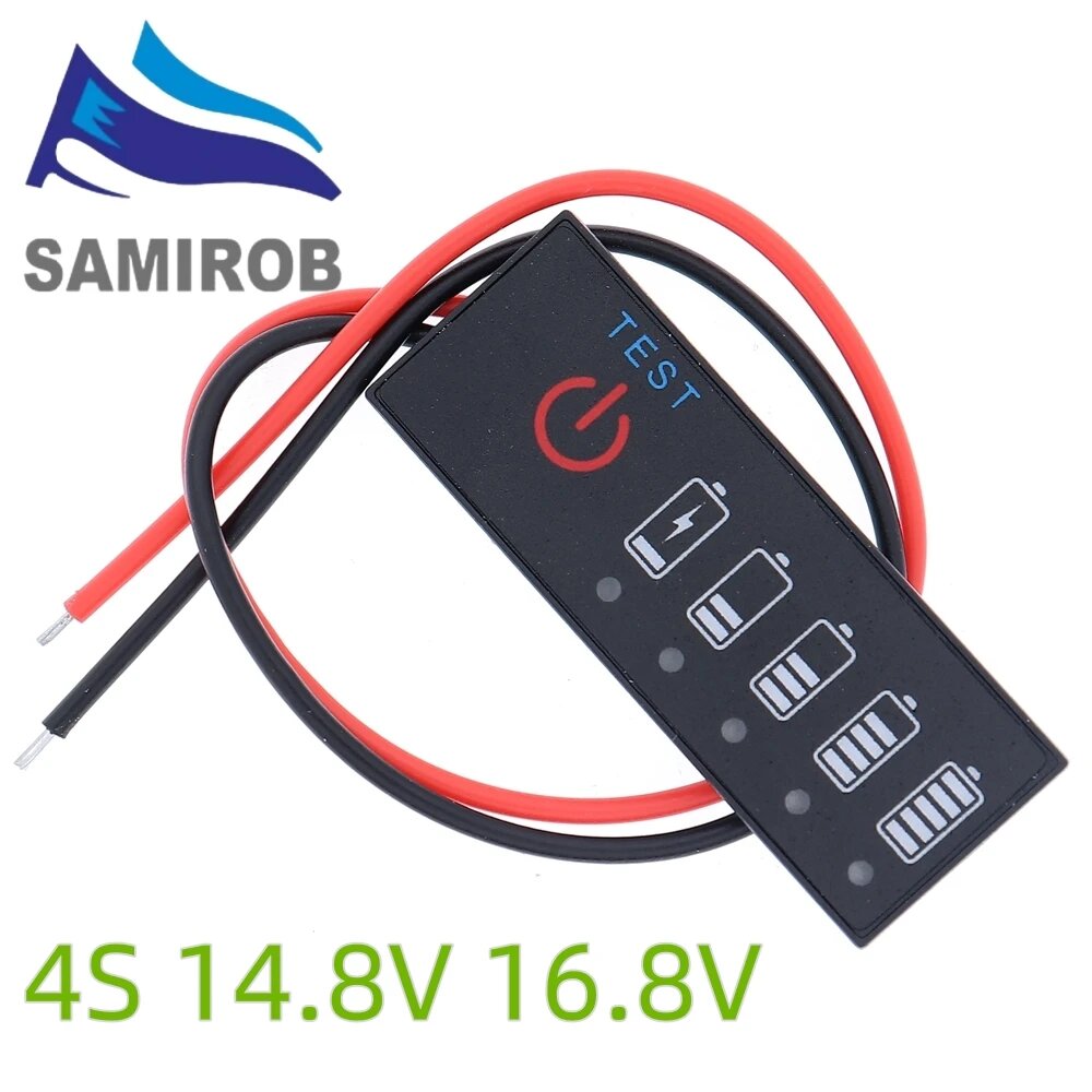 Индикатор уровня заряда батареи SAMIROB 4S 14.8V-16.8V