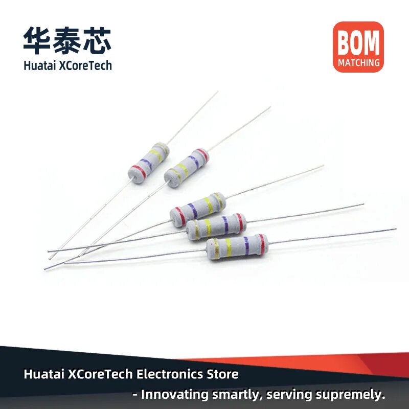 20 шт. DIP металлооксидная пленка, цветное кольцо, сопротивление 1 Вт ± 5% 3,3 К 3,9 м 4,3 м 4,7 м 5,1 м 5,6 м 6,2 м 7,5 м 8,2 м 9,1 м 10 МОм 3.9Mohm