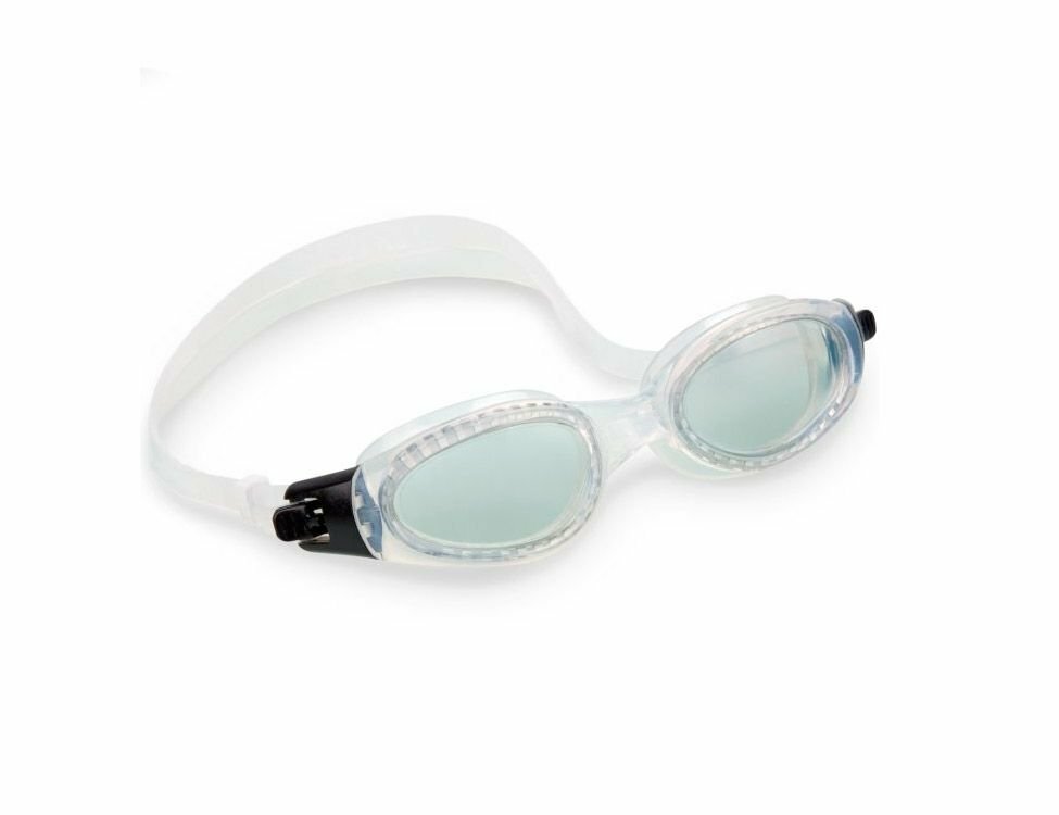 Очки для плавания Удобные Очки (Comfortable Goggles) белые, от 14 лет, 55692-белый