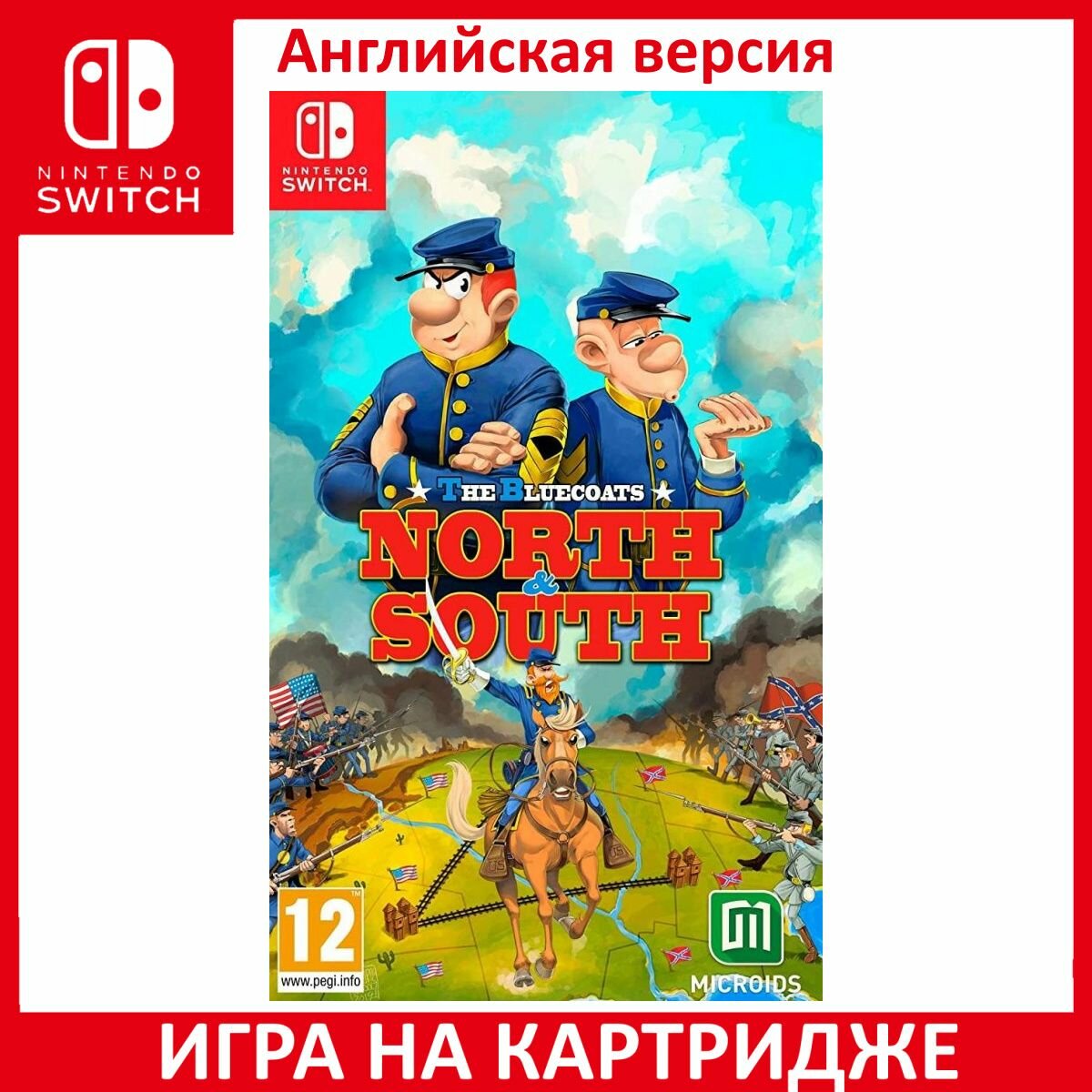 Игра The Bluecoats North vs South Limited Edition Switch Картридж на Nintendo Switch Английская версия