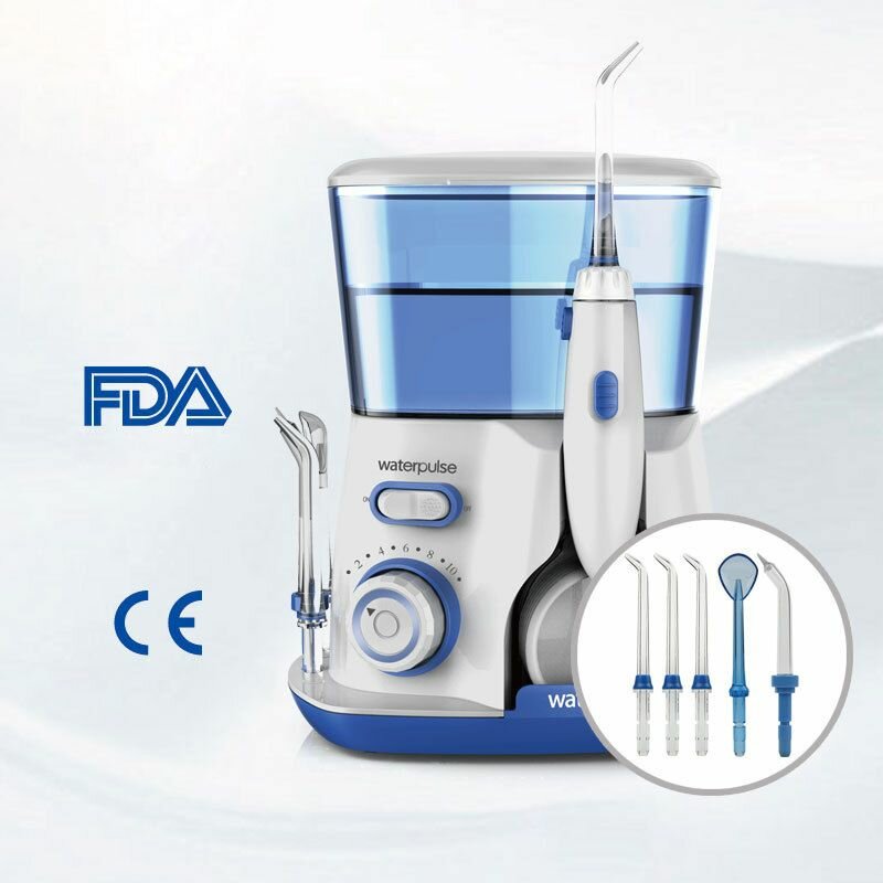 Ирригатор полости рта стационарный waterpulse V300,800мл,5 насадок,10 режимов, гигиена полости рта