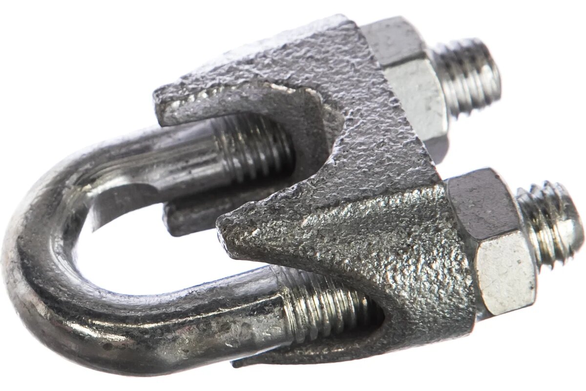 Метизный двор Зажим для троса 20 мм DIN 741 - крепление троса по DIN 741 для монтажа