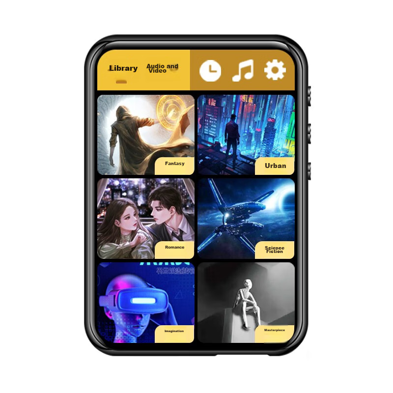 Цифрровой плеер Benjie X1-128GB Bluetooth MP4 Player, MP3, MP5, P3p4, grey