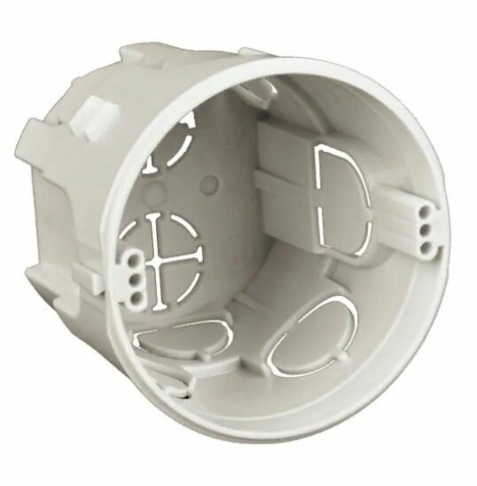 Подрозетник Kopos для сплошных стен, 73х66 мм, увеличенной глубины, самозатухающий ПВХ, KPR 68_KA (комплект 4 шт)