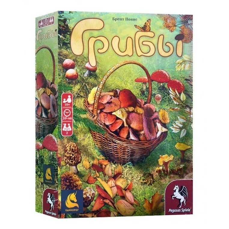 Настольная игра Pegasus Spiele "Грибы" на русском языке, в коробке (ED05)