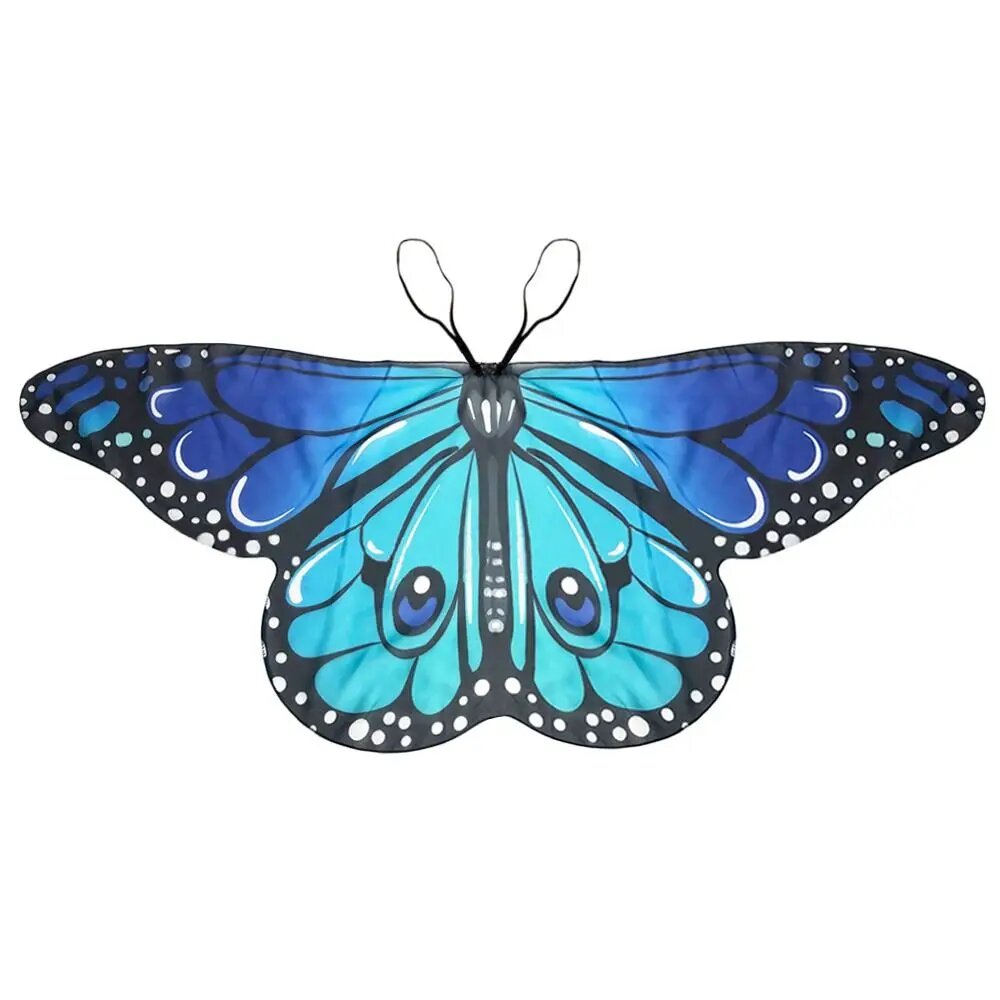 Детская накидка с крыльями бабочки, красочный, хлопок 5