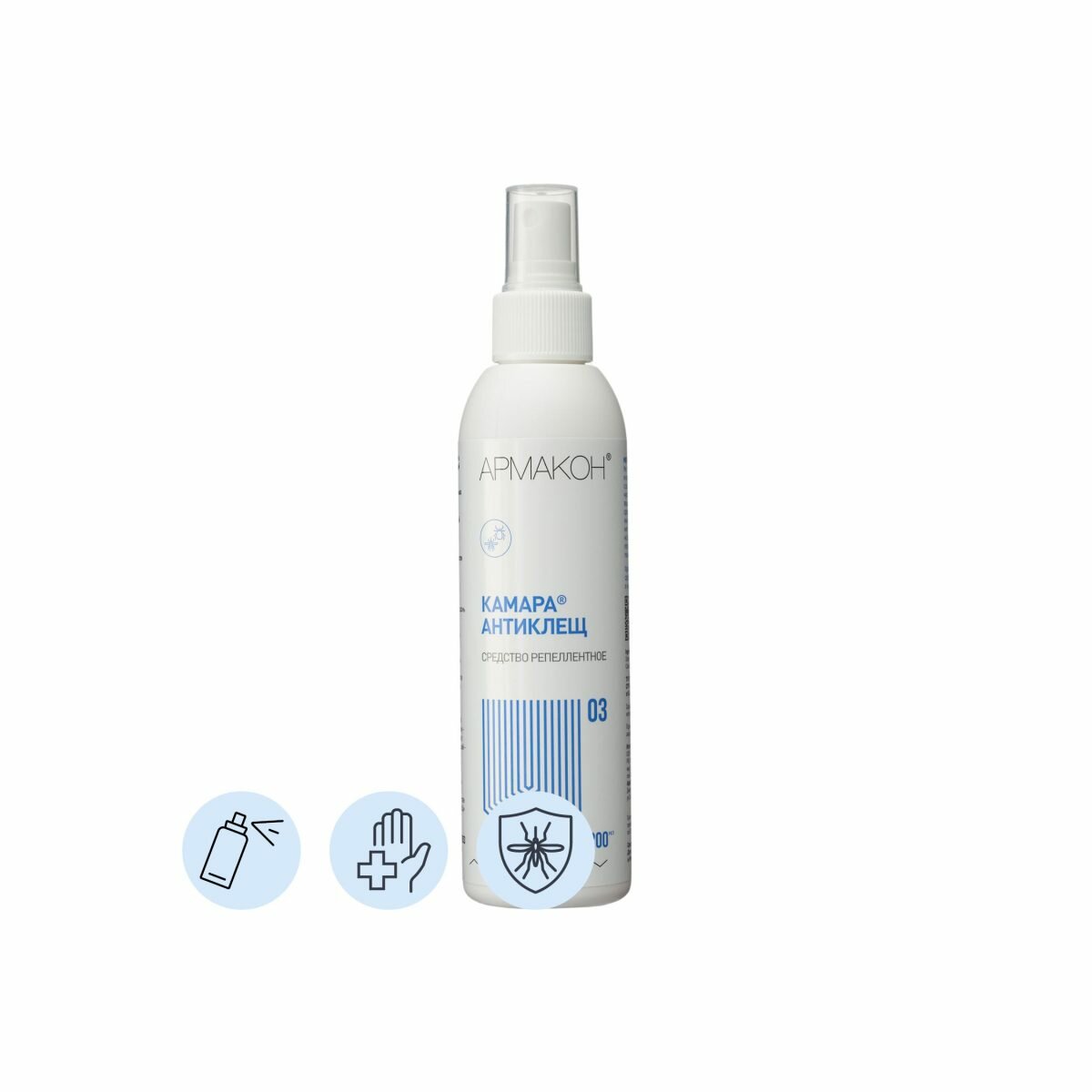 Спрей защитный от насекомых Армакон "Камара Антиклещ", 200мл