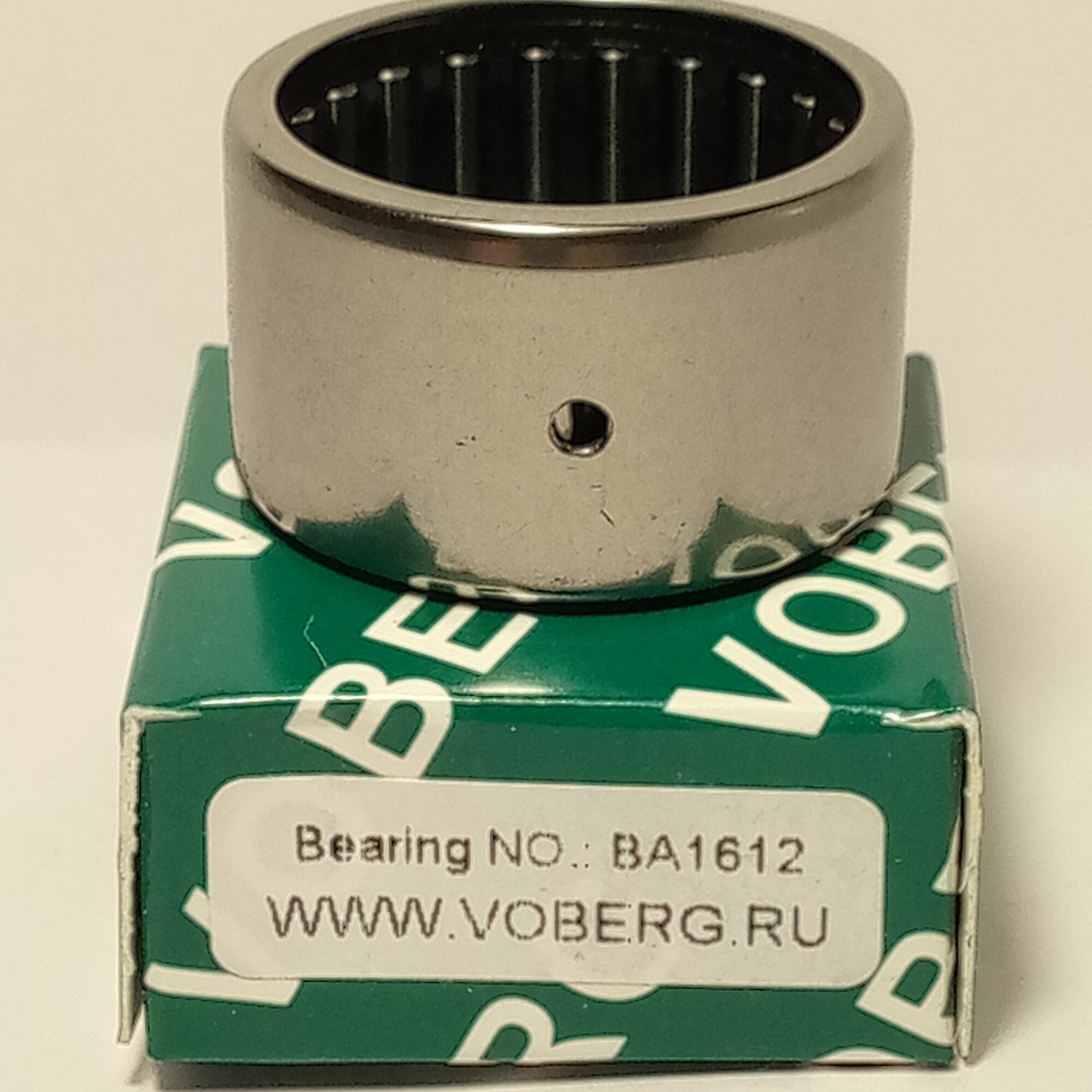 Подшипник игольчатый VOBERG BA1612, размеры 25,4 х 31,75 х 19,05 мм