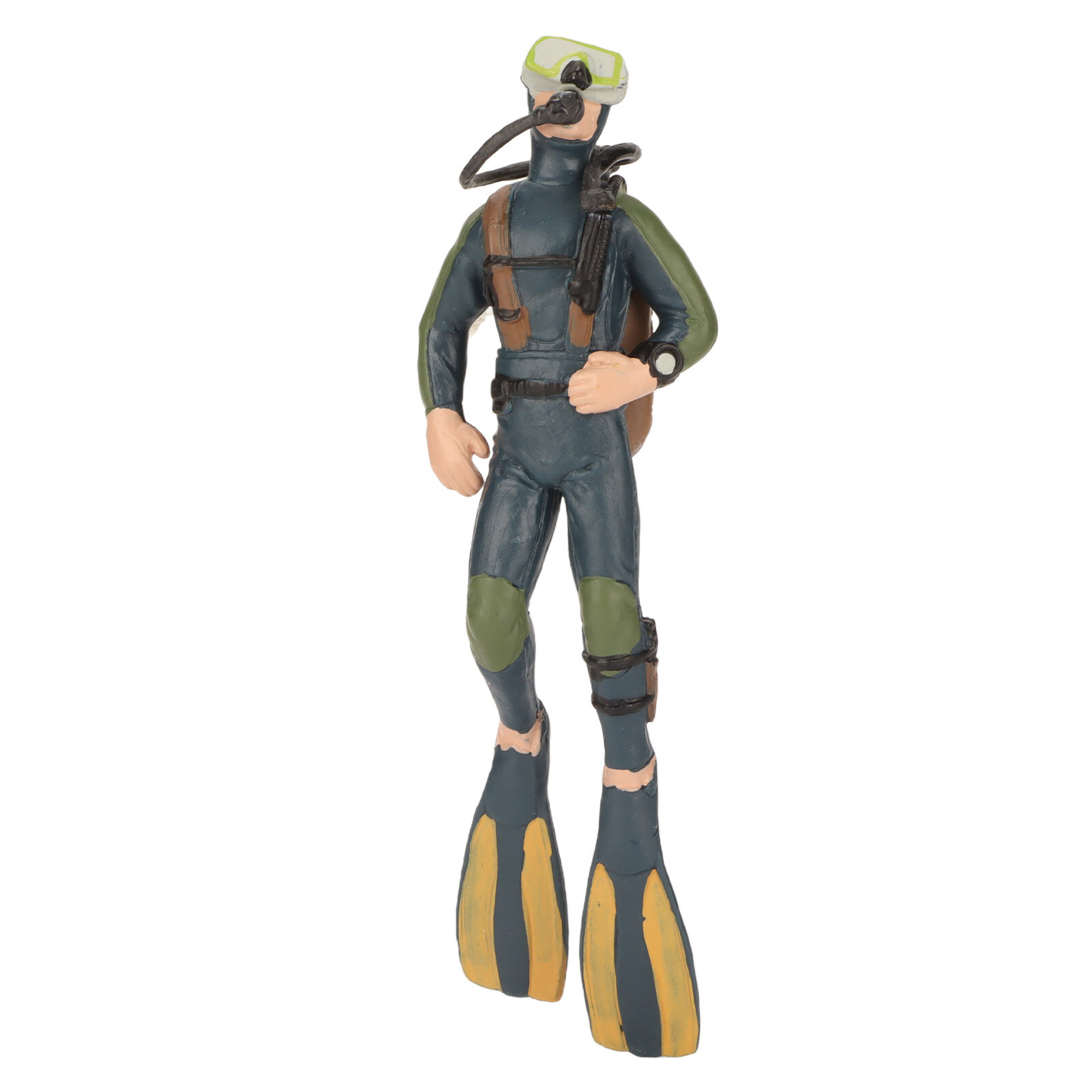 Аквариум для дайвера, орнамент, плавающая имитация плавательной позы, водолаз, аквариум, ландшафтное украшение, темно-синий