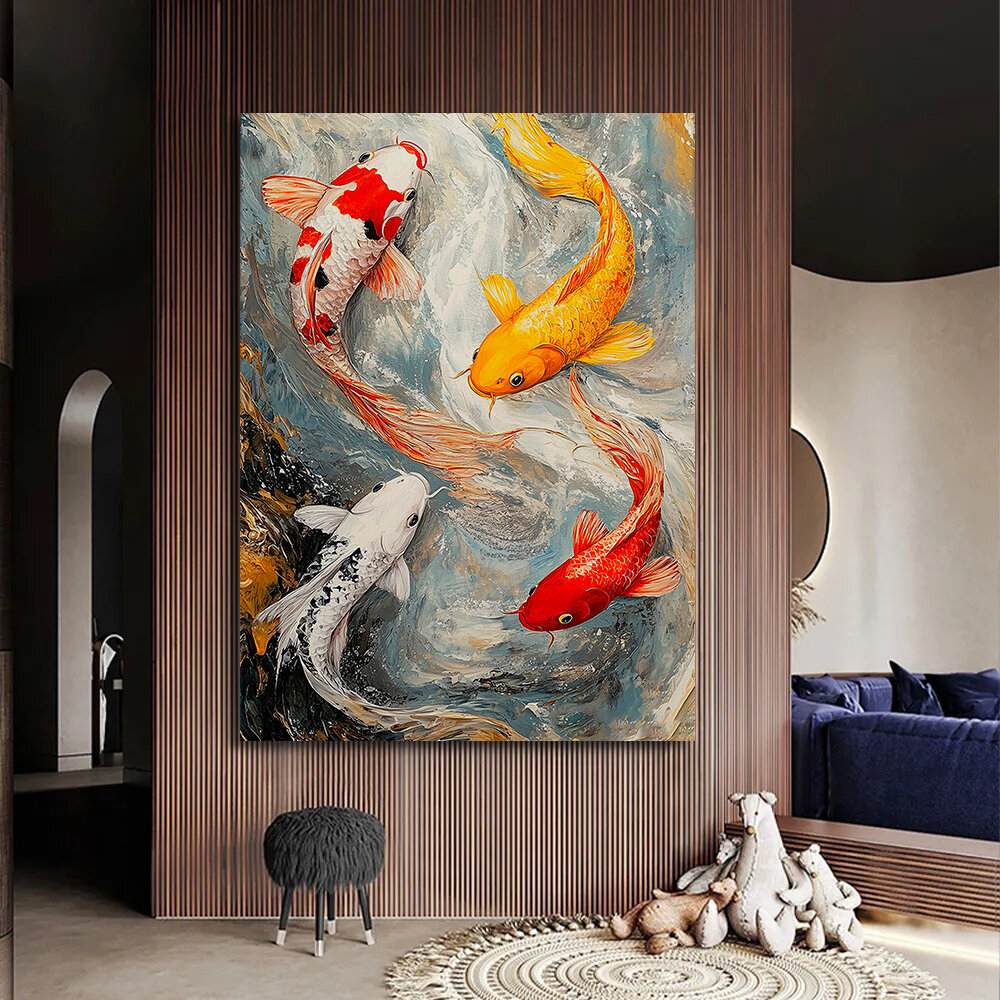 Картина ВсеКартины. Тут "Самурай", японский поп-арт, хлопковый холст, на подрамнике