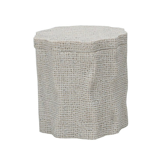 VITARTA Clay полирезин бежевый контейнер для аксессуаров стильный хранитель мелочей