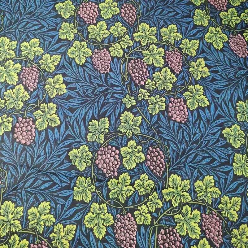 Ткань Morris 100% Хлопок Клубника Птицы 0.5 м Зеленый, M 9