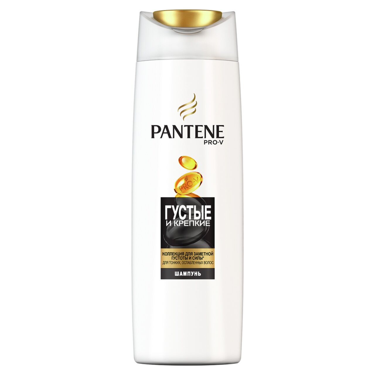 Pantene Шампунь для волос Густые и крепкие 400 мл укрепляющий уход за волосами