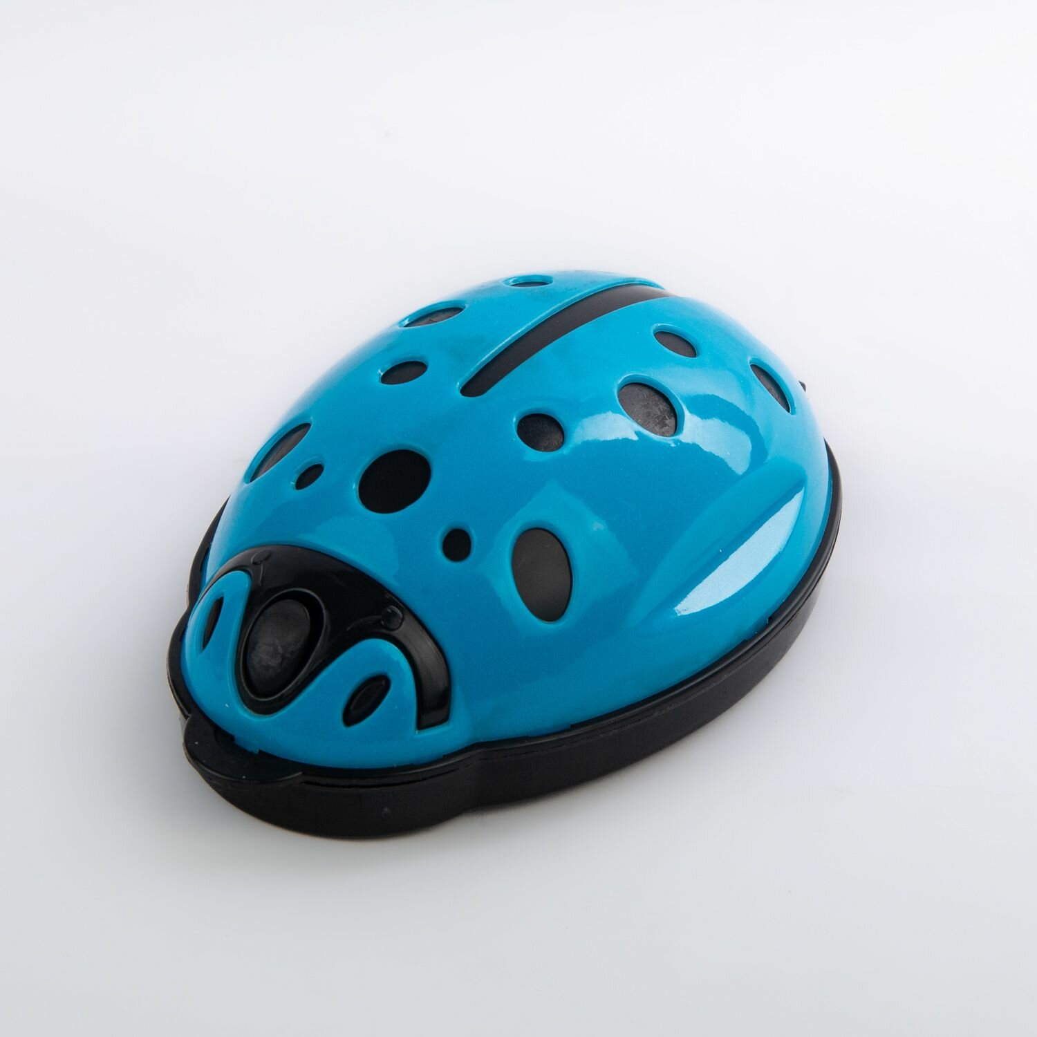 Роликовая щетка MiKSiK "Божья Коровка", для ковров, синяя, ABS пластик, щетина