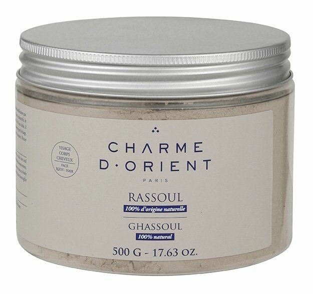 Charme d'Orient Франция Минеральная маска Рассул для лица, тела и волос Rassoul en poudre, 500 г