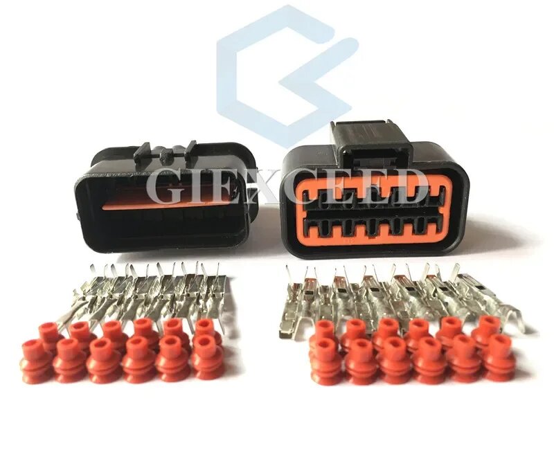 12-контактный PB625-12027 PB621-12020 заглушка педали акселератора газа 1 Sets Female Male