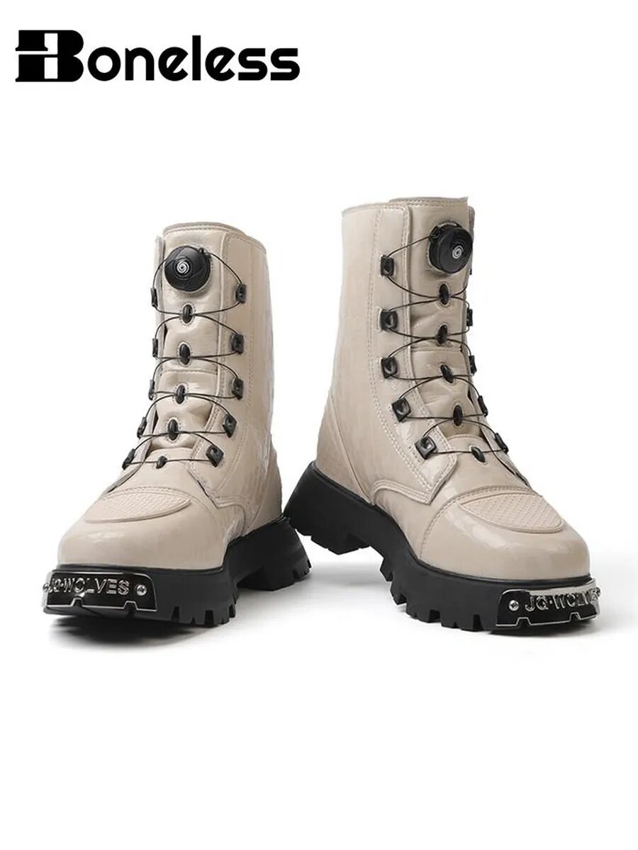 Женские высокие мотоциклетные ботинки BONELESS