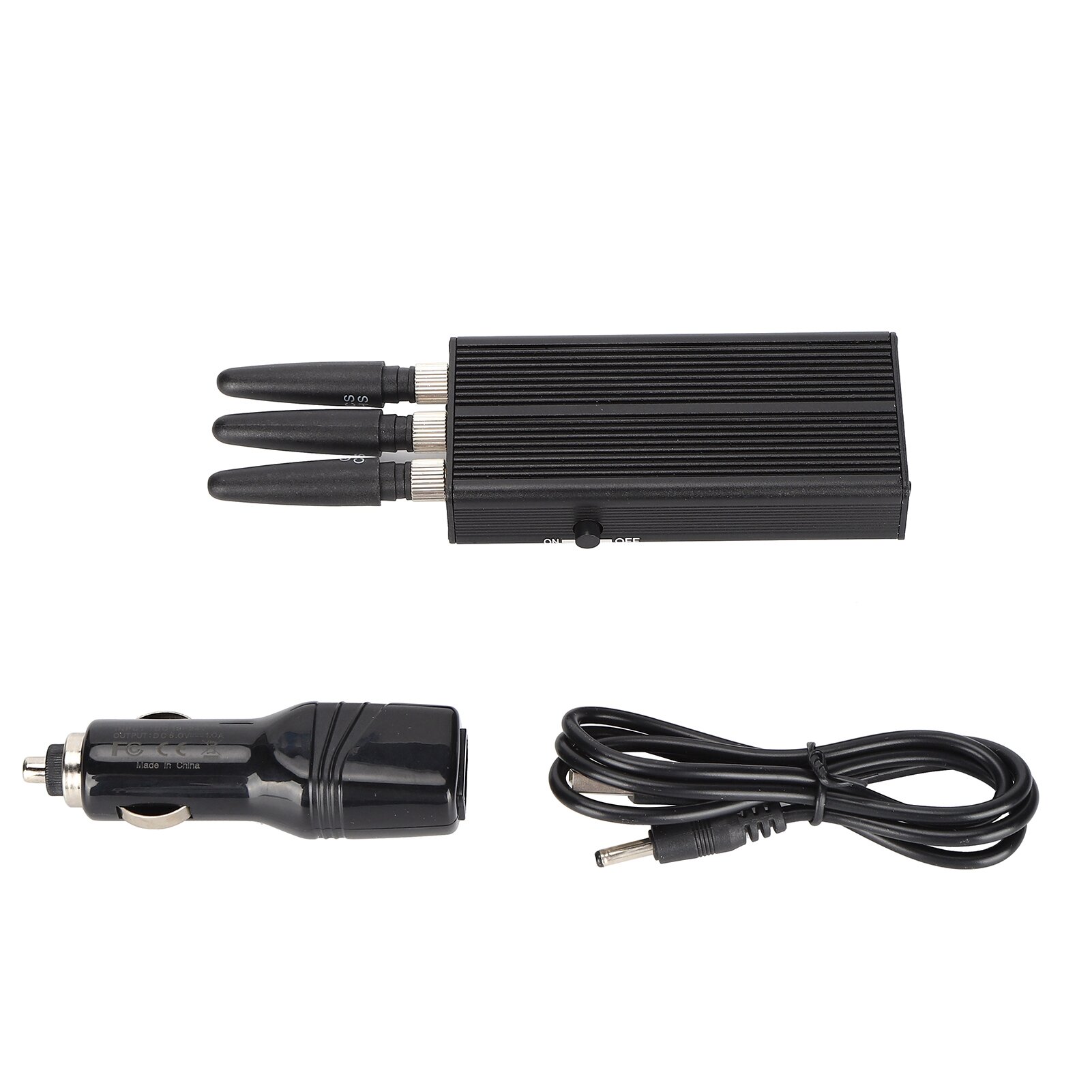 Сетевое экранирование Beidou с 3 антеннами, портативное экранирующее устройство CDMA GSM с автомобильным зарядным устройством, GPS-глушитель